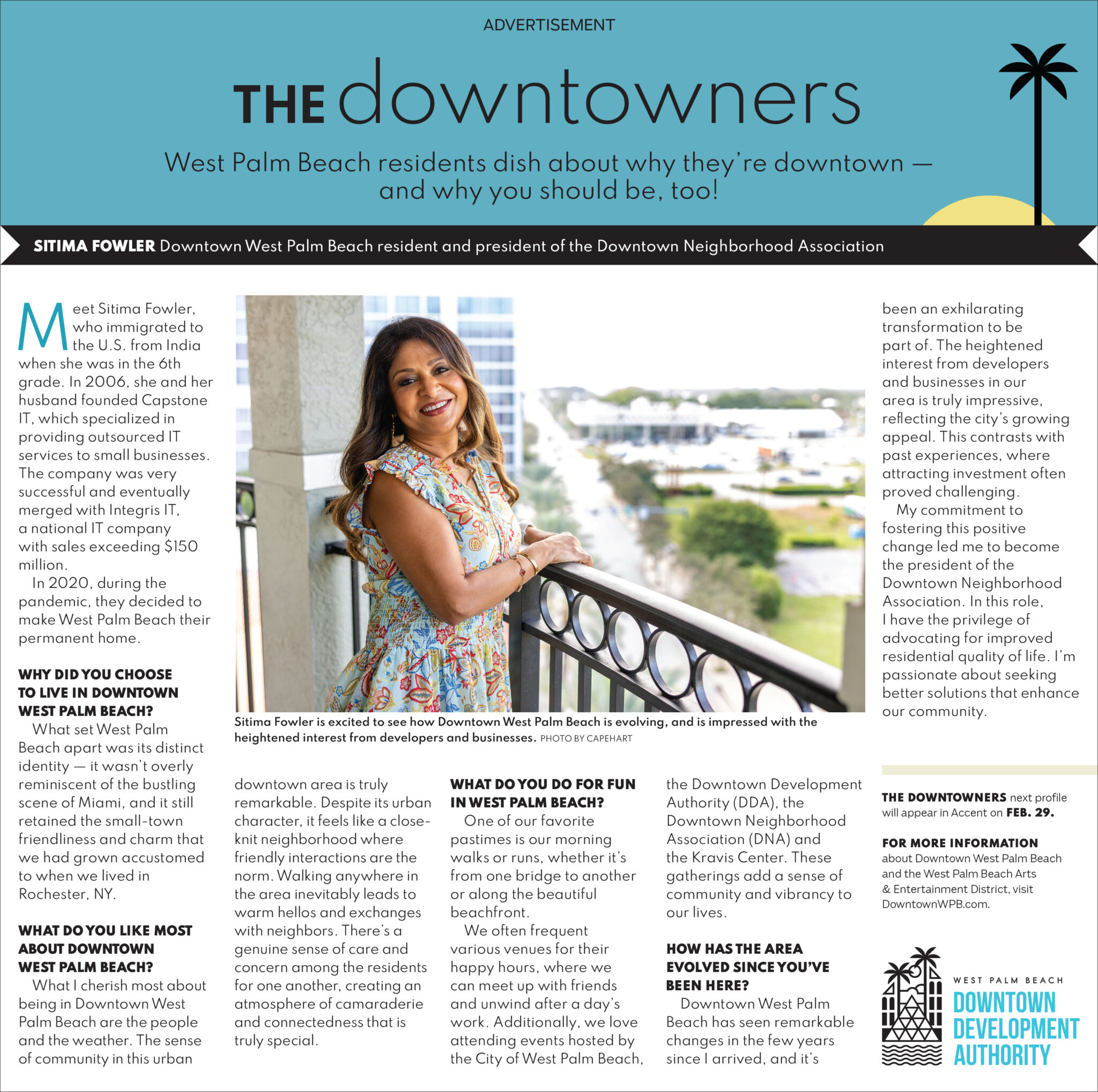 The Downtowners - Sitima Fowler, Downtown West Palm Beach Resident ...